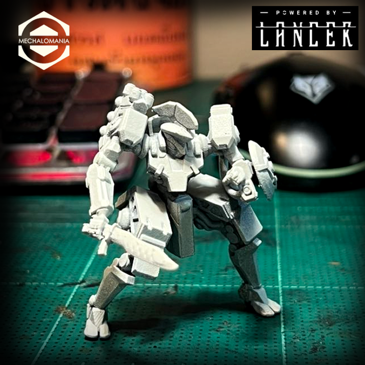 3D Printable Orchis Frame (Lancer RPG Mech) by Rattapoom Kotchapong